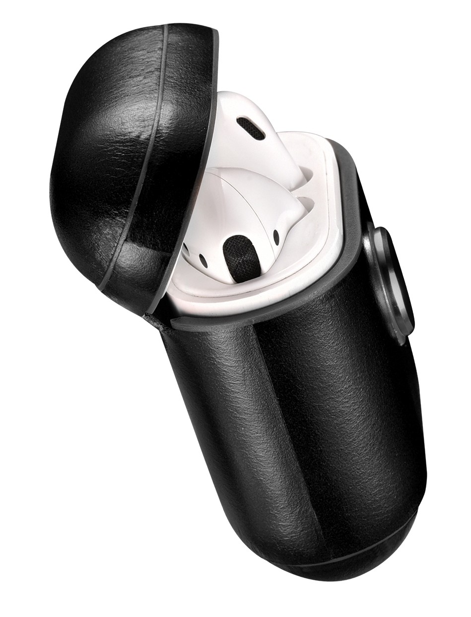 10x Echt leren AirPod case Uniskull, origineel design, met subtiel ...