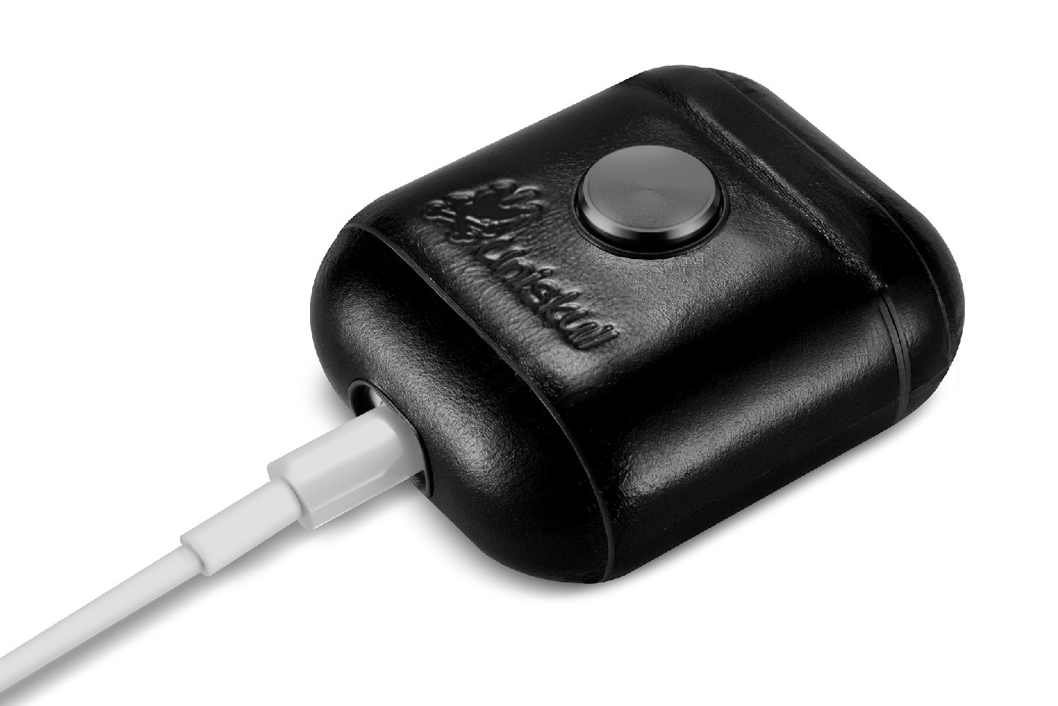10x Echt leren AirPod case Uniskull, origineel design, met subtiel ...